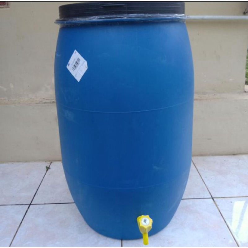Jual tong kran air/drum plastik 120 liter | Shopee Indonesia