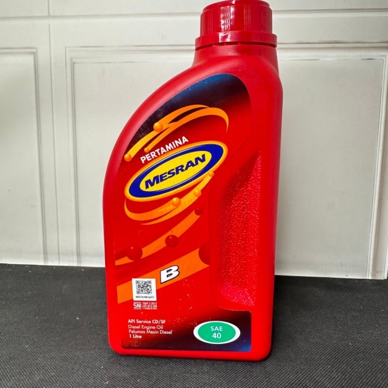 Jual OLI MESIN DIESEL MESRAN B SAE 40 1 LITER | Shopee Indonesia