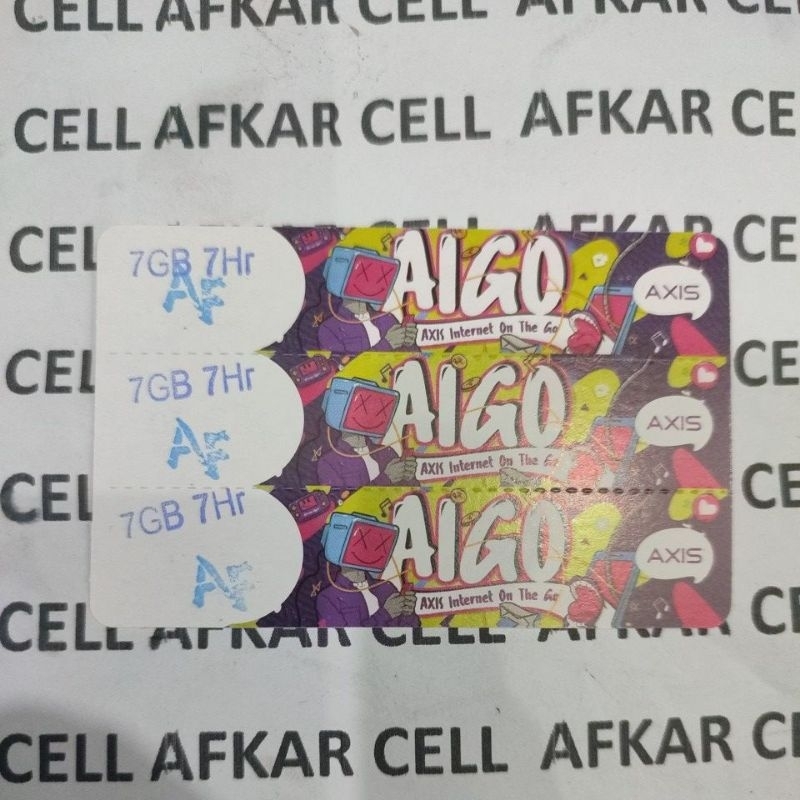 Jual VOUCHER AXIS AIGO MINI 7GB 7 HARI | Shopee Indonesia