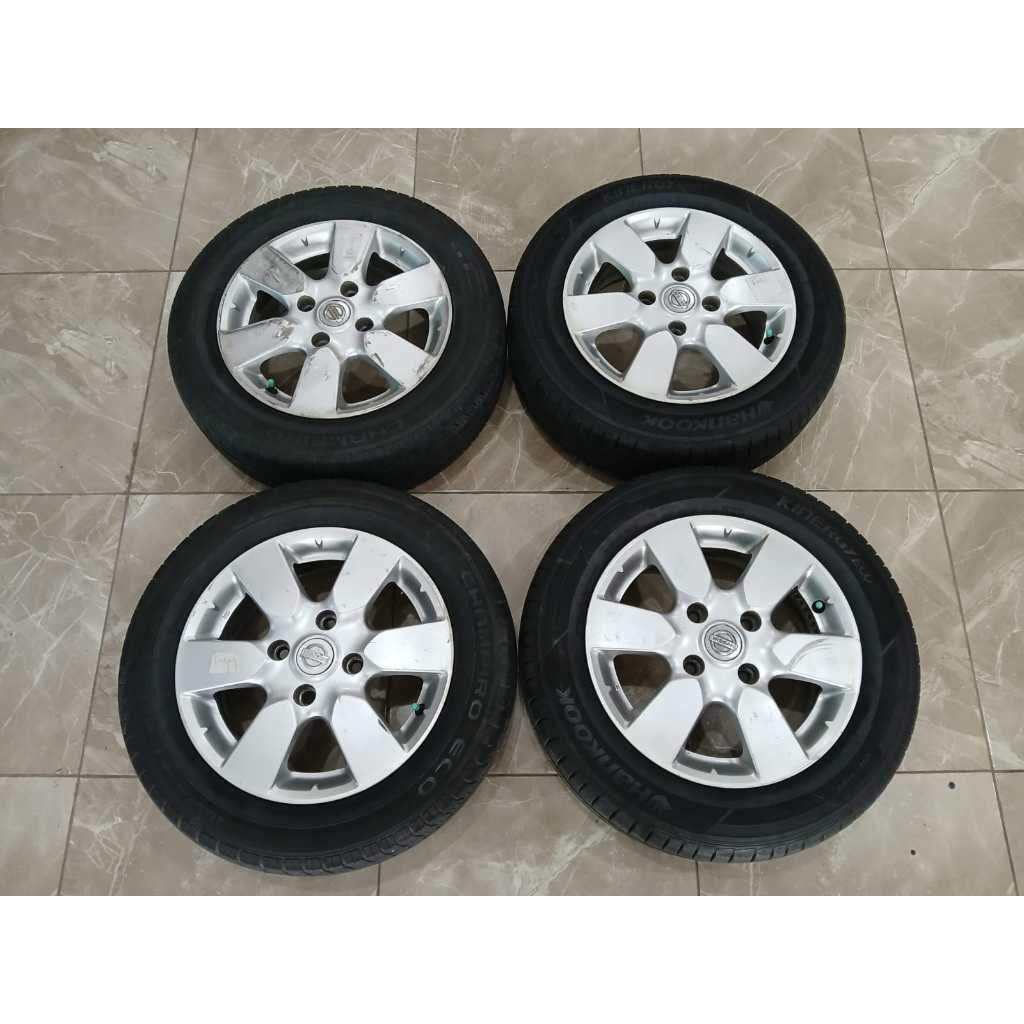 Jual Velg Mobil Bekas Copotan Ring 15 Ori Livina Pcd 4x114 Ban 185/65 R15 | Shopee Indonesia