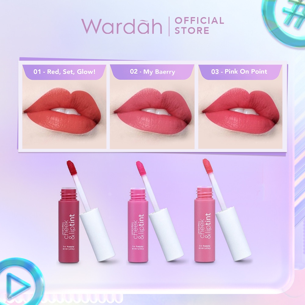 Jual Wardah Everyday Cheek and Lip Tint - Lips Dengan Warna Intense dan ...