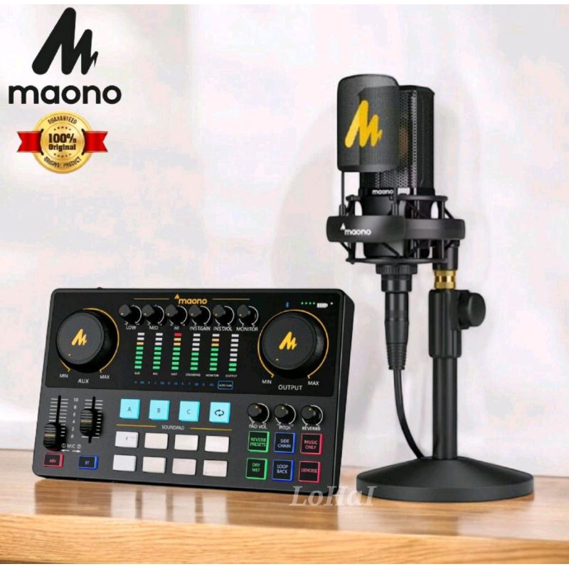 Jual PAKET MAONO AME2 MIC MAONO AU PM500 SOUNDCARD MICROPHONE CONDENSER ...
