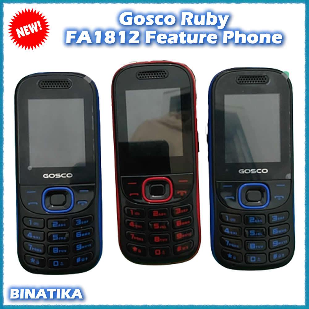 Jual HP GOSCO Ruby FA1812 Feature Phone Dual SIM Camera | Shopee Indonesia