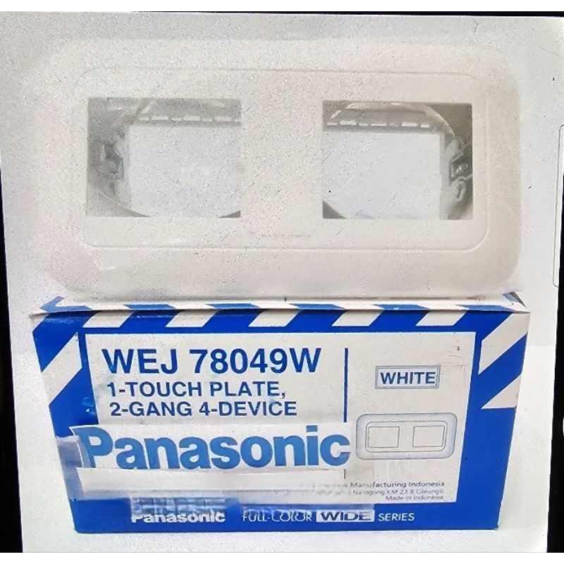Jual PANASONIC FRAME DOUBLE PANASONIC PUTIH ( WEJ78049W) | Shopee Indonesia
