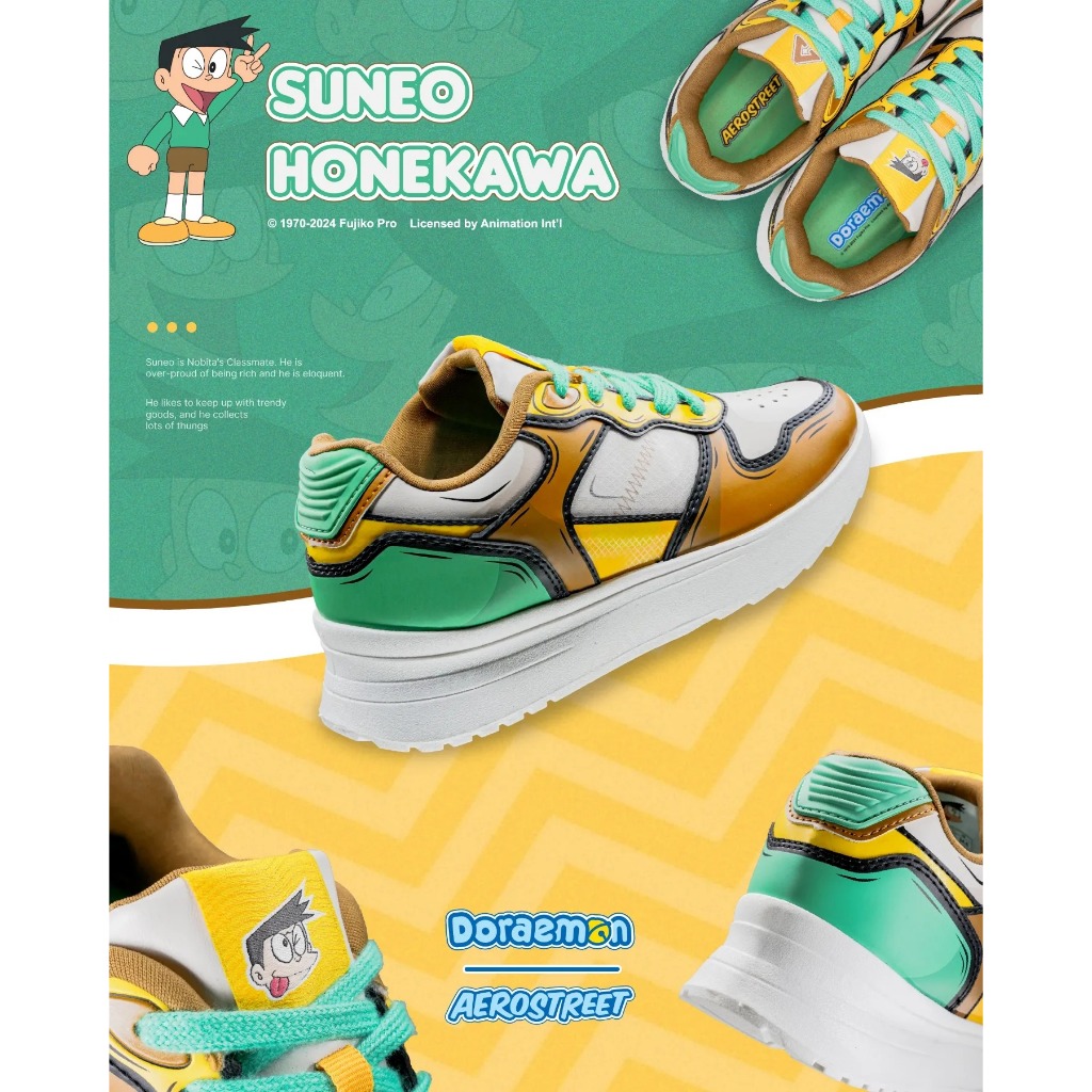 Jual Aerostreet x Doraemon - Suneo (LIMITED EDITION) | Shopee Indonesia