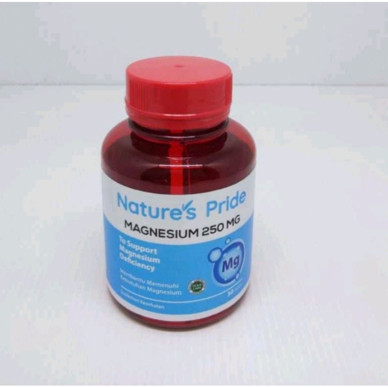 Jual Natures Pride Magnesium 250MG Sistem Saraf otot,Susah Tidur ...