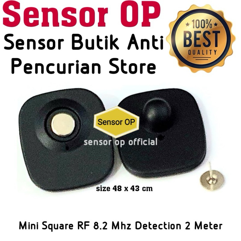 Jual Sensor OP alarm Tag RF [TERLARIS]100 pcs include Pin | Shopee ...