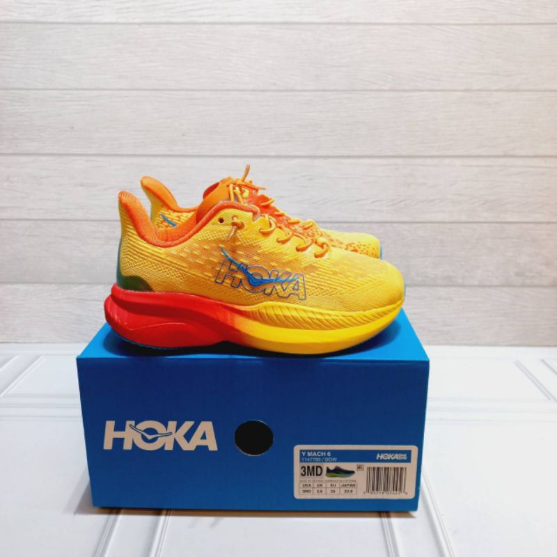 Jual sepatu kids Hoka match 6 popy/"squash" | Shopee Indonesia