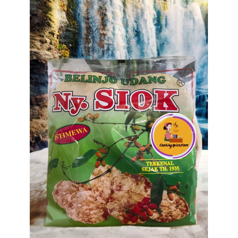 Jual Belinjo Udang NYONYA SIOK 200gr Emping Manis / Emping Blinjo ...