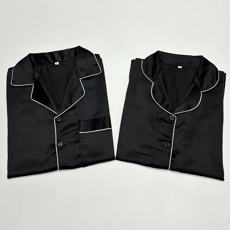 Jual Paket piyama couple suami istri pendek satin exclusive | Shopee ...
