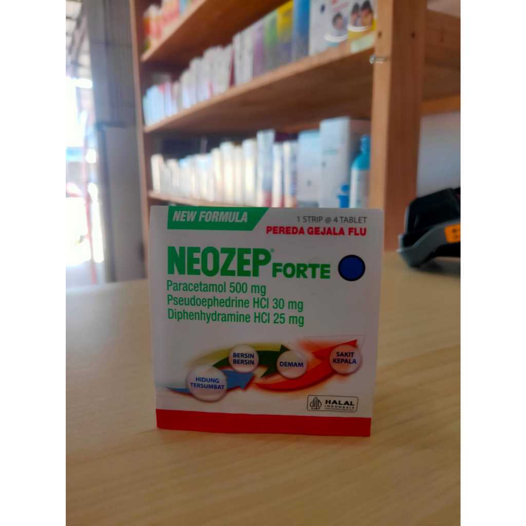 Jual NEOZEP FORTE STRIP 4 TABLET | Shopee Indonesia