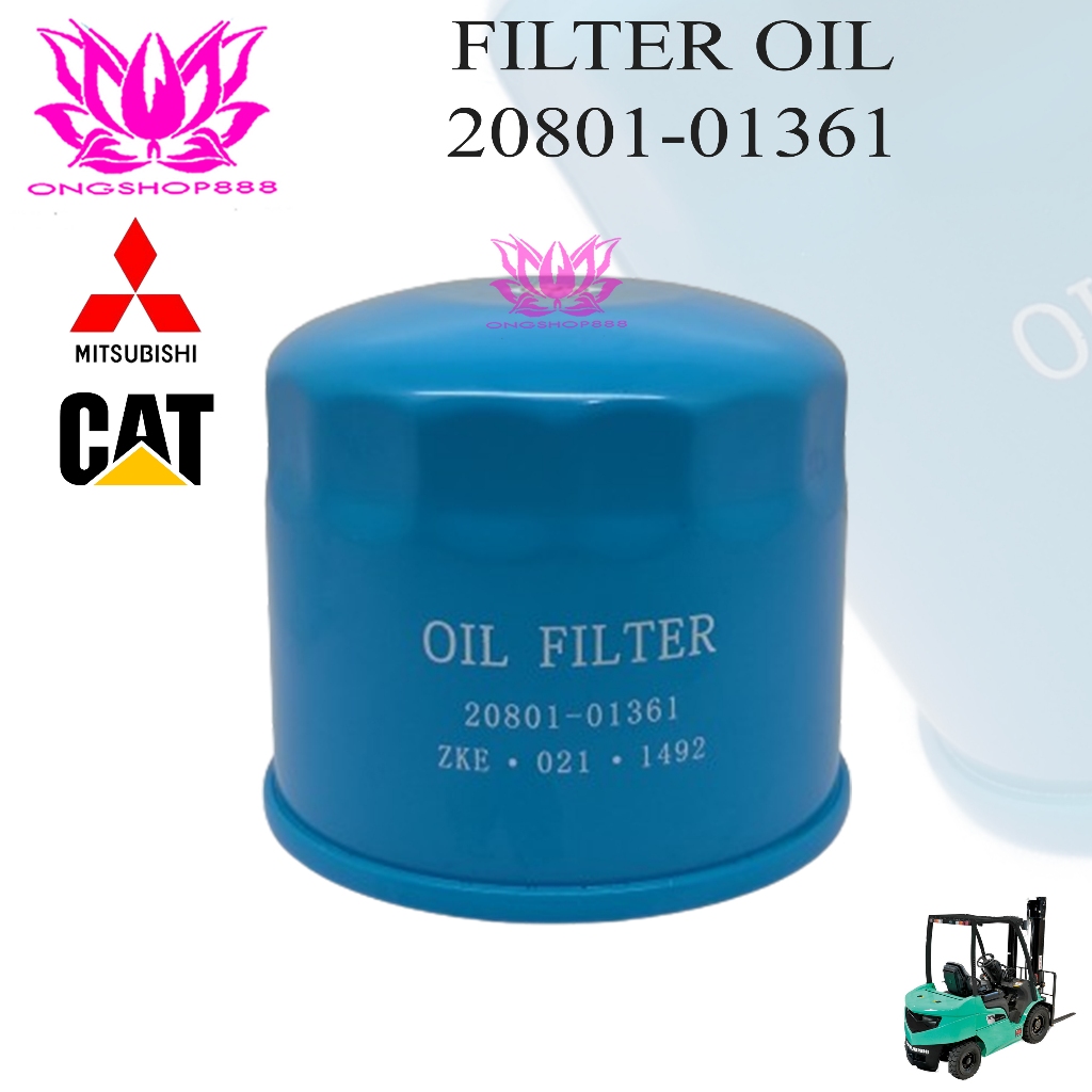 Jual Filter Oli Mitsubishi Forklift Grendia FG20-30 2 Ton 20801-01361 ...