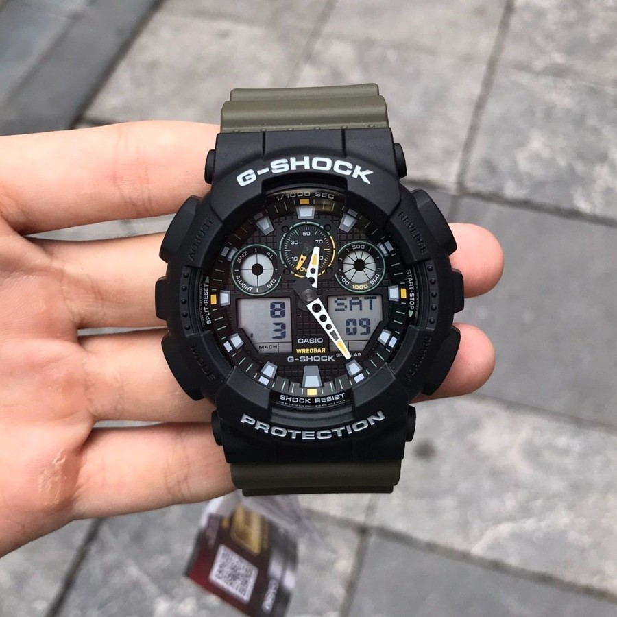 Jual JAM TANGAN PRIA CASIO G-SHOCK GA-100TU-1A3/GA100TU-1A3 ORIGINAL ...