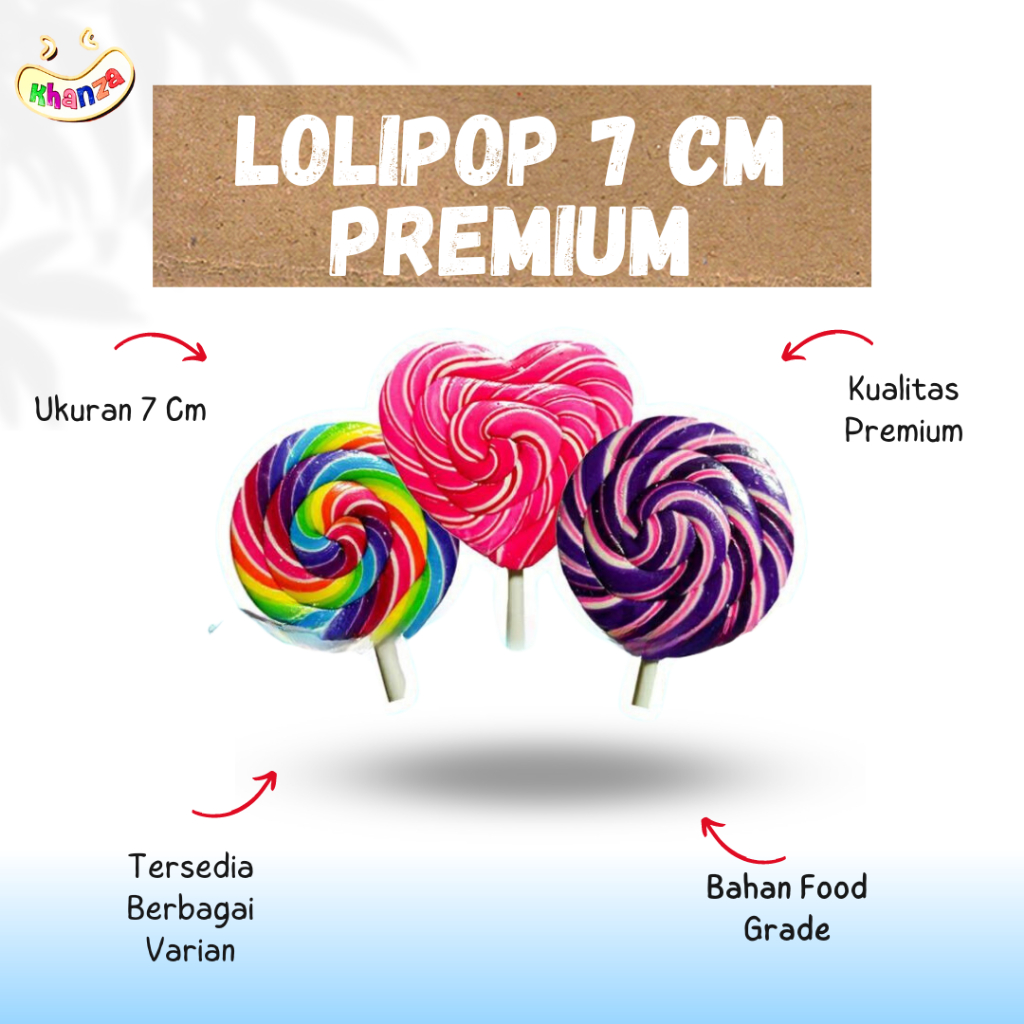 Jual Permen Lolipop Bulat LOVE SPIRAL 7 Cm PREMIUM | Shopee Indonesia
