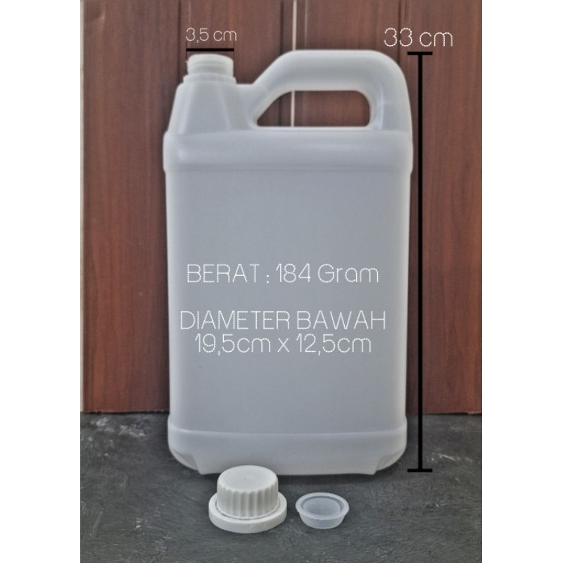 Jual Jerigen 5 liter, Jerigen kosongan 5 liter, jerigen ukuran 5000ml ...
