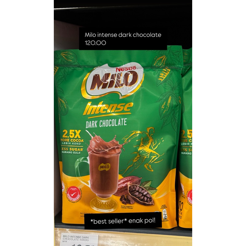 Jual milo intense dark chocolate malaysia | Shopee Indonesia