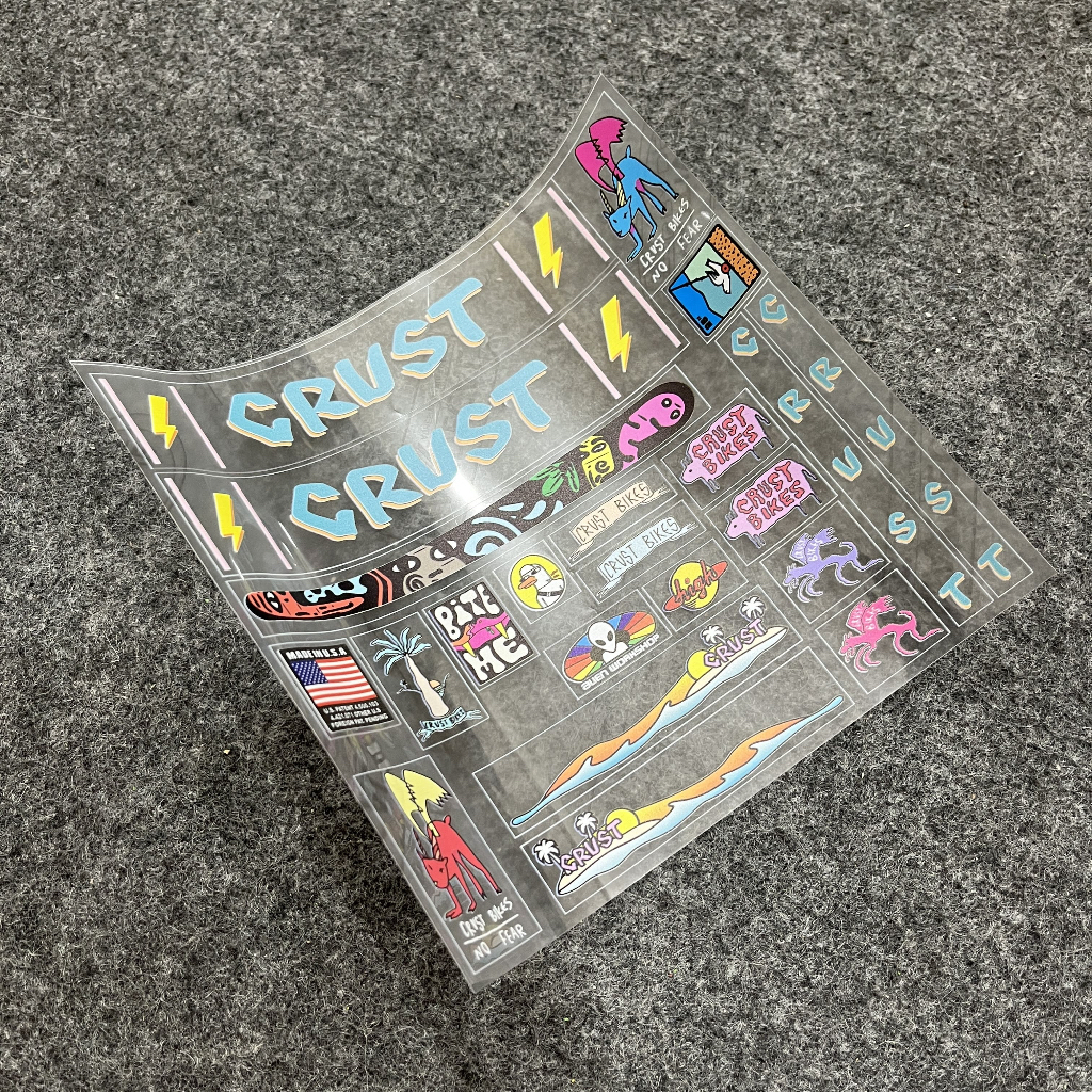 Jual 1 Set Decal Sepeda Crust Bike UV print - Tosca Kode 02 | Shopee ...