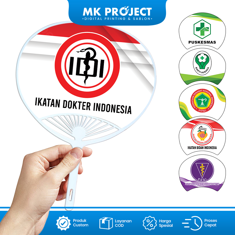Jual KIPAS IDI IKATAN DOKTER INDONESIA / SOUVENIR KIPAS CUSTOM LOGO ...
