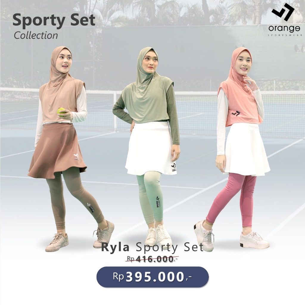 Jual Satu Set Rompi Vest Hijab Olahraga Running Gym Sepeda Ryla Sporty ...