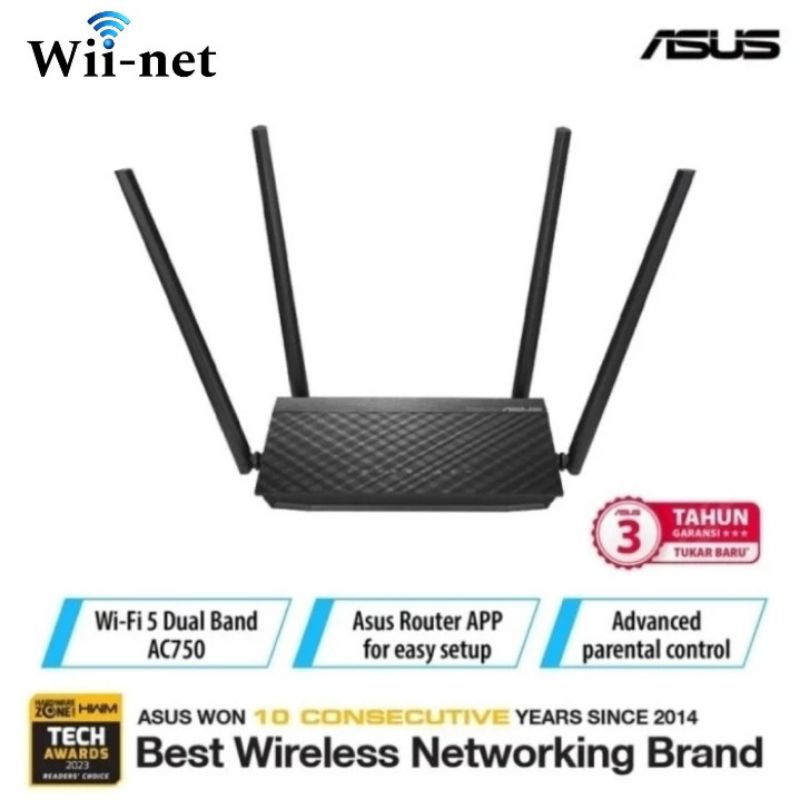 Jual ASUS RT-AC750L Dual Band 2.4GHz 5GHz Ac750 WiFi Router | Shopee ...
