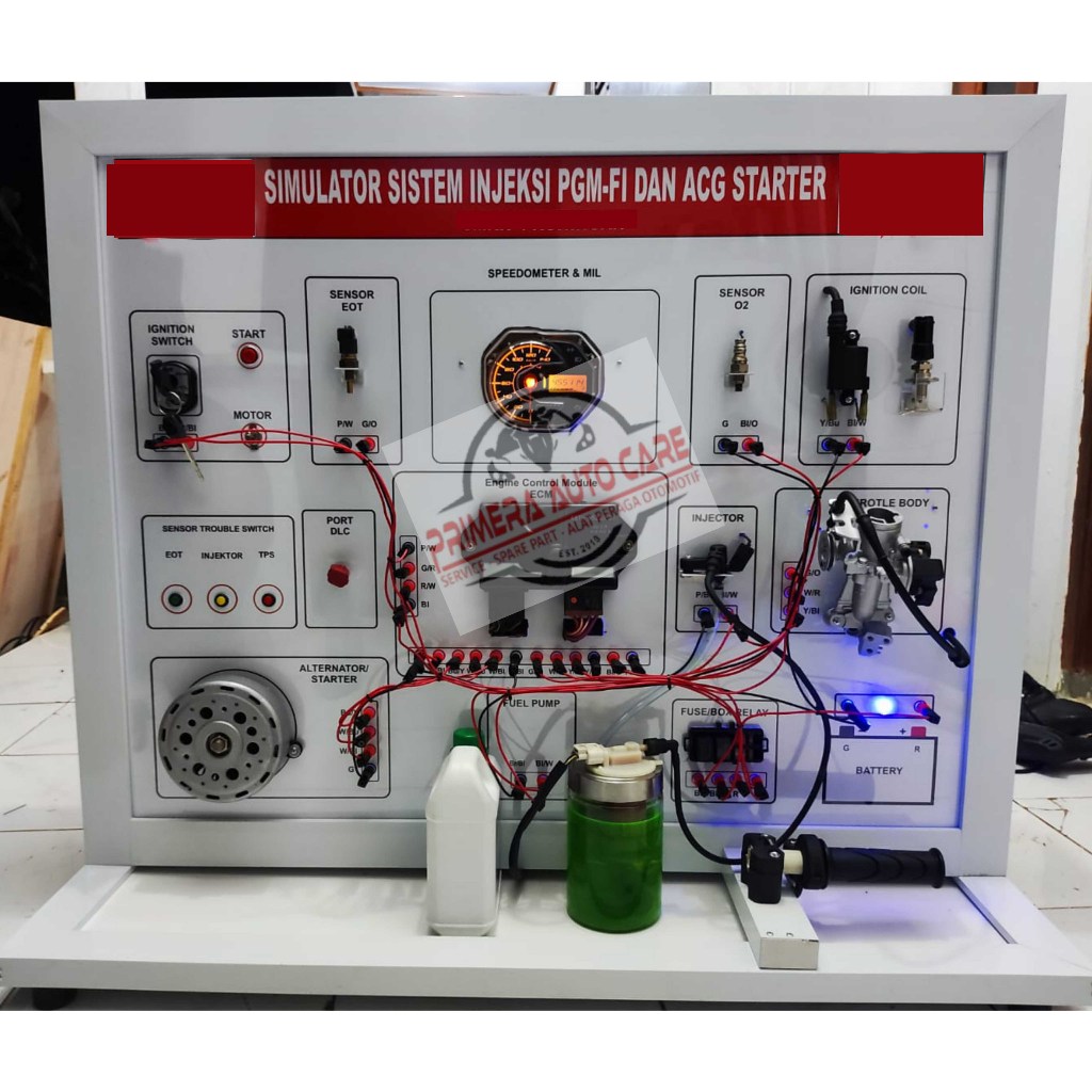 Jual Simulator PGM-FI Sistem Injeksi Vario ACG Starter Alat Peraga ...