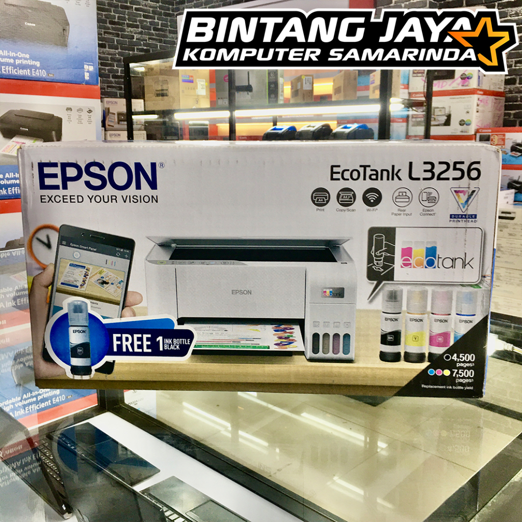 Jual Epson EcoTank L3256 A4 Wi-Fi Print-Scan-Copy Ink Tank Printer ...