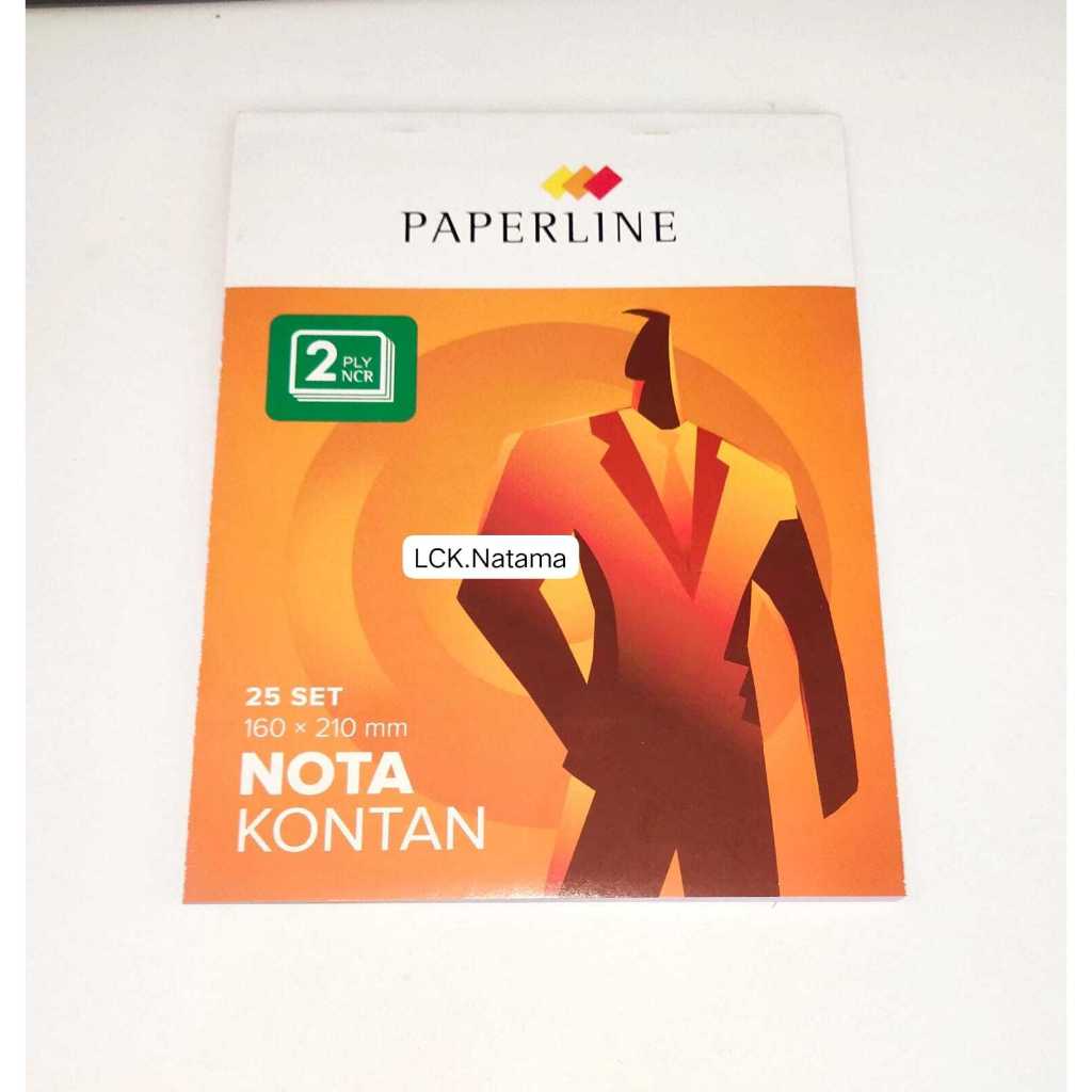 Jual PAPERLINE NOTA KONTAN 2 PLY BESAR 25 set | Shopee Indonesia