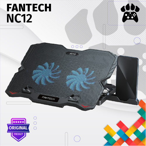 Jual Fantech NC12 Cooling Pad Cooler Laptop Notebook 2 Fan 16 Inch NC ...