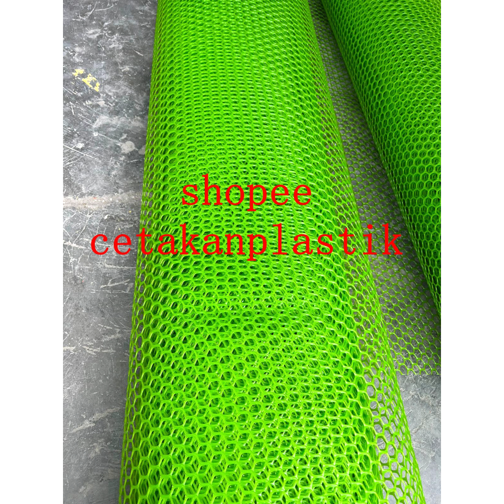 Jual mesh kawat plastik jaring slat ram 2x50 meter alas lantai balkon dapur pagar | Shopee Indonesia