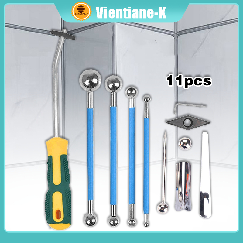 Jual 11 Pcs Grout Remover Tools Kit Ceramic Tile Joint Notcher Alat ...