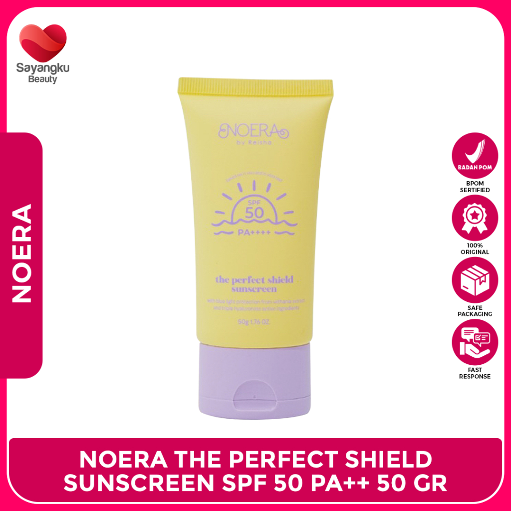 Jual NOERA The Perfect Shield Sunscreen SPF 50 PA++++ 50gr | Shopee ...