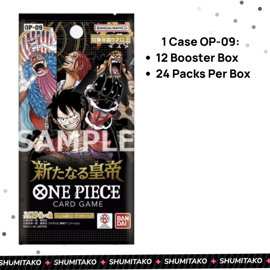 Jual One Piece TCG Card OP-09 OP09 Emperors in the New World Booster Case (12 Booster Box ...