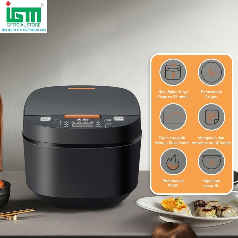 Jual Lighthundred 5L Rice Cooker Magic Com Penanak Nasi Sehat ...