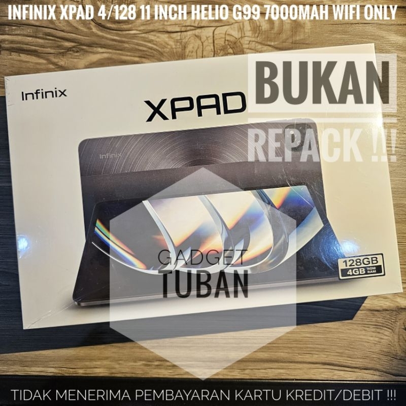 Jual Infinix XPad 4/128 GB Helio G99 7000mAh WIFI ONLY | Shopee Indonesia
