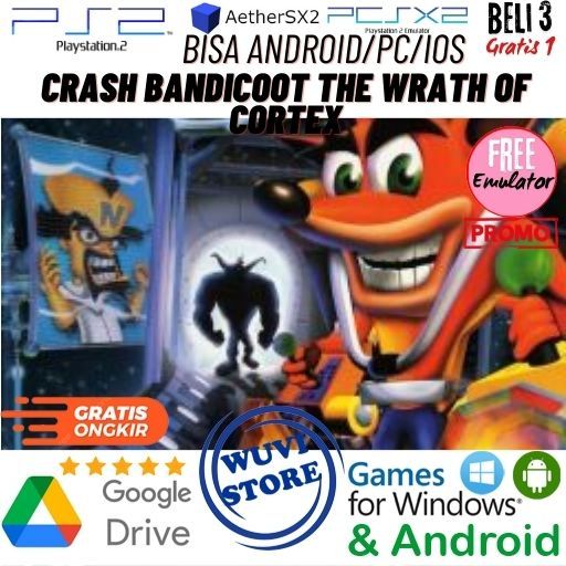 Jual PS 2 Crash Bandicoot The Wrath of Cortex | Bisa di PC / Android / IOS Plus Emulator | Beli ...