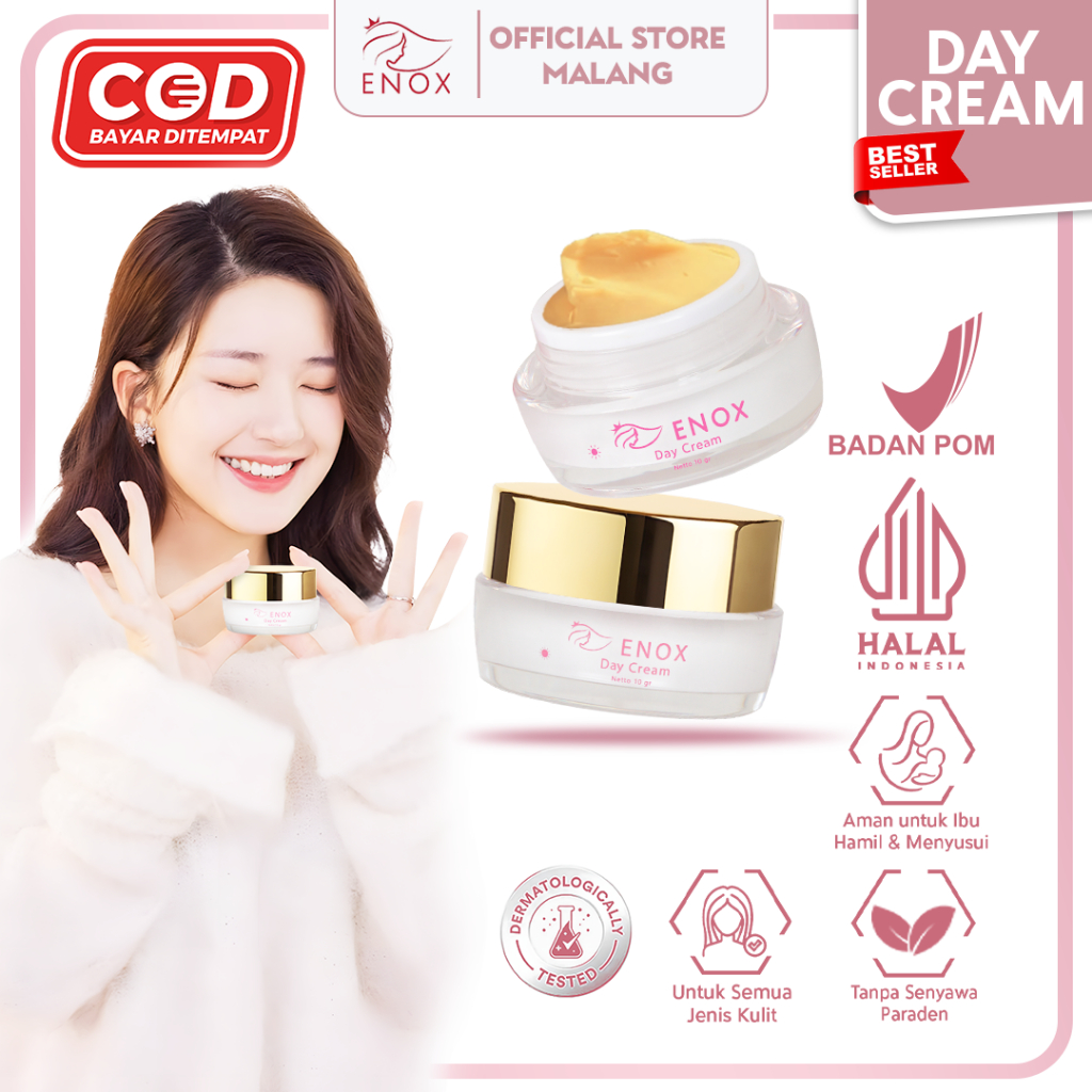 Jual ENOX - Krim Pagi Anti Aging 10 gr | Krim Mencerahkan Wajah Kusam ...