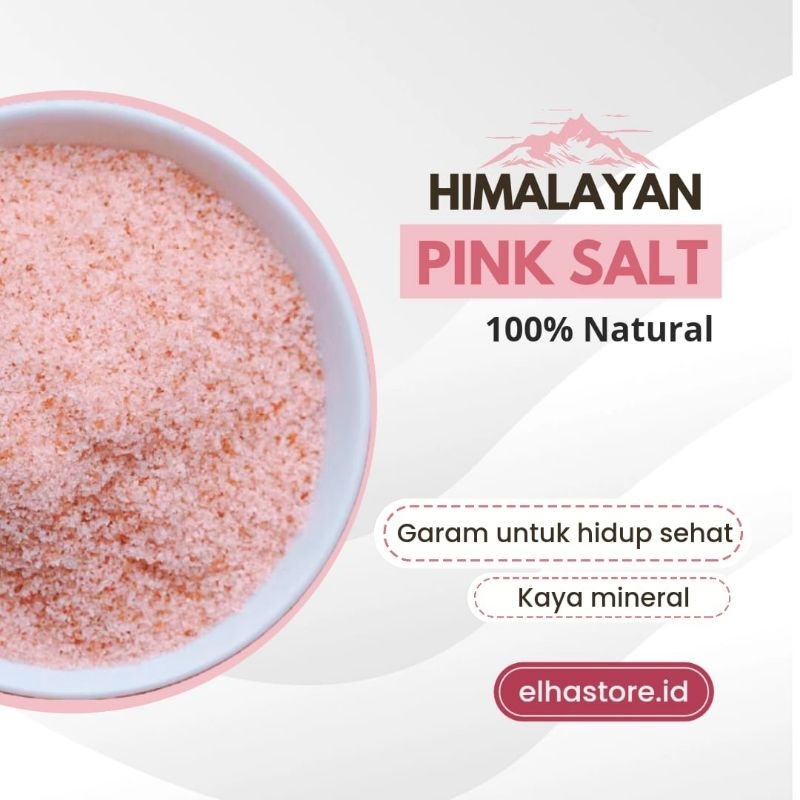 Jual Garam Himalaya Organik Himalayan Pink Salt Original | Shopee Indonesia