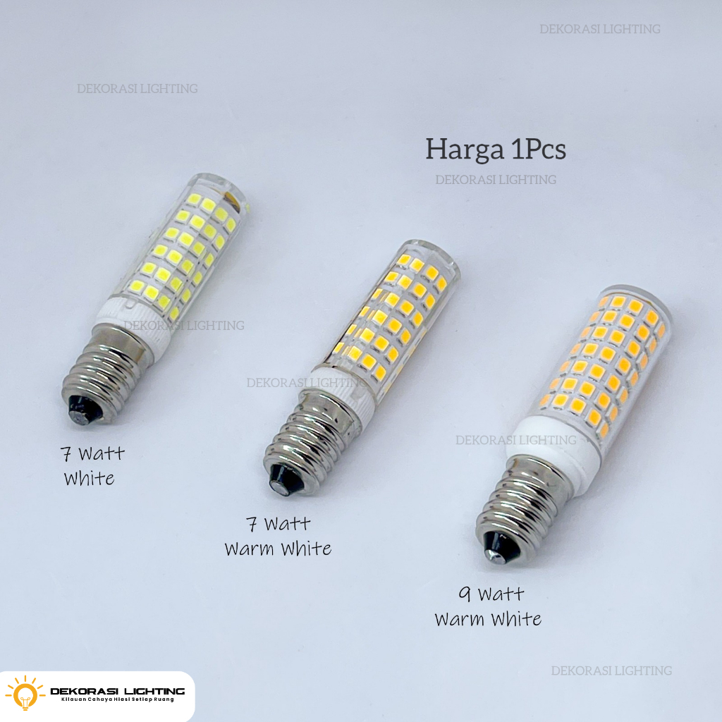 Jual lampu kulkas halogen led 7w 9w e14 220v white/warm cooker hood ...