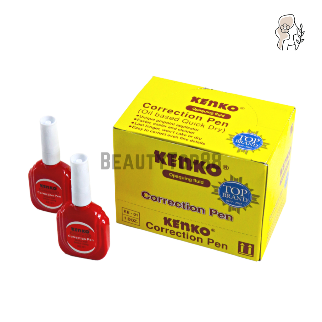 Jual Tipe X Cair Kenko KE-01 - Correction Pen Tip-X Fluid Botol Merah ...