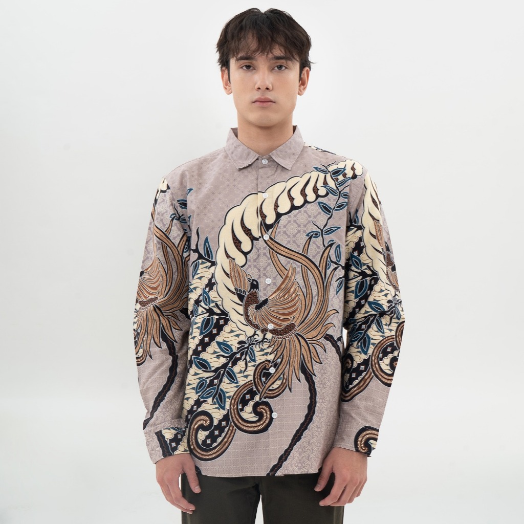 Jual M231 Kemeja Pria Batik Panjang 0711 | Shopee Indonesia