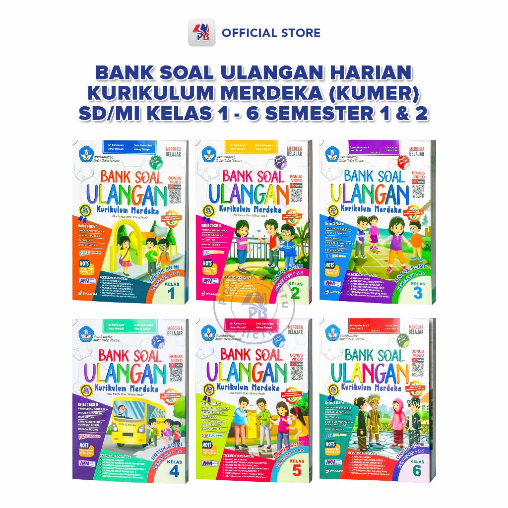 Jual Buku LKS SD Kurikulum Merdeka / Buku Soal Latihan SD / Bank Soal Ulangan Kurikulum Merdeka ...
