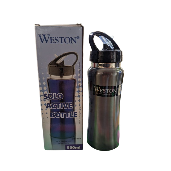 Jual Weston Solo Active Bootle Silver 500ml / Botol Minum Stainless ...