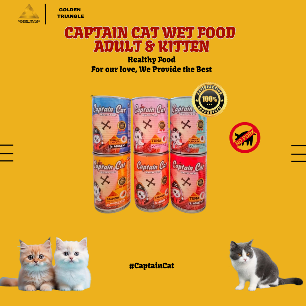 Jual CAPTAIN CAT Canned Wet Food- 400 gr | Shopee Indonesia