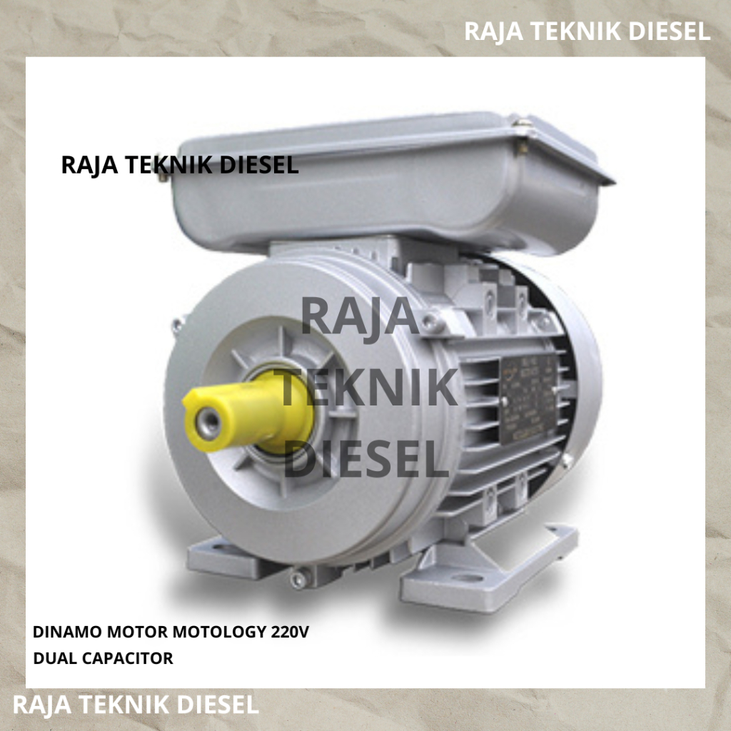 Jual Motology Dinamo Electric Motor 1.5 HP 2800 & 1400 Rpm 2 & 4 Pole 1 Phase Original Terbaik 1 ...