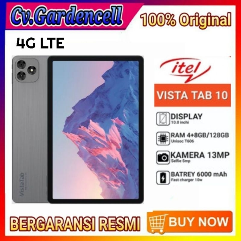 Jual Itel Vista tab 10 4G Ram 4/128Gb Garansi Resmi | Shopee Indonesia