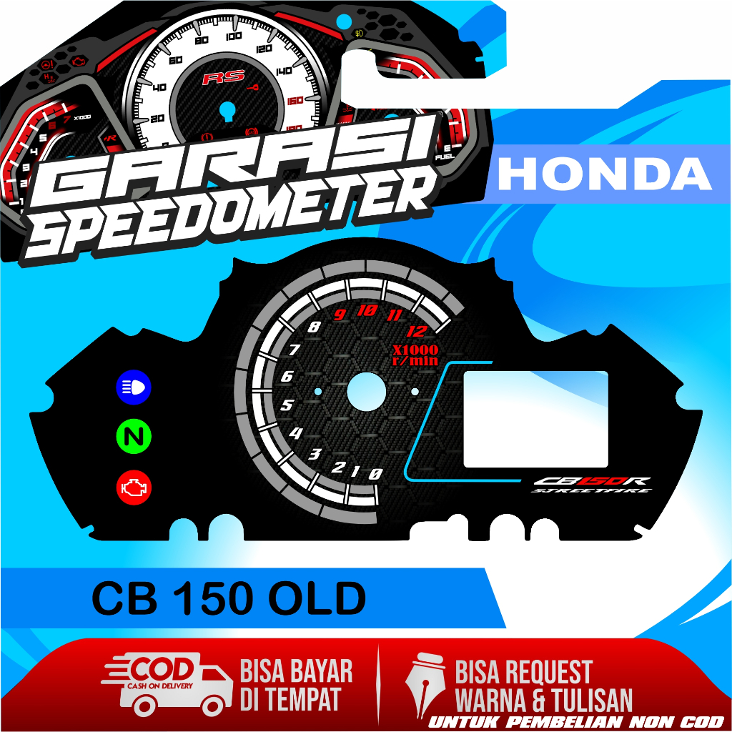 Jual PAPAN SPEEDOMETER CUSTOM HONDA CB150R OLD | Shopee Indonesia