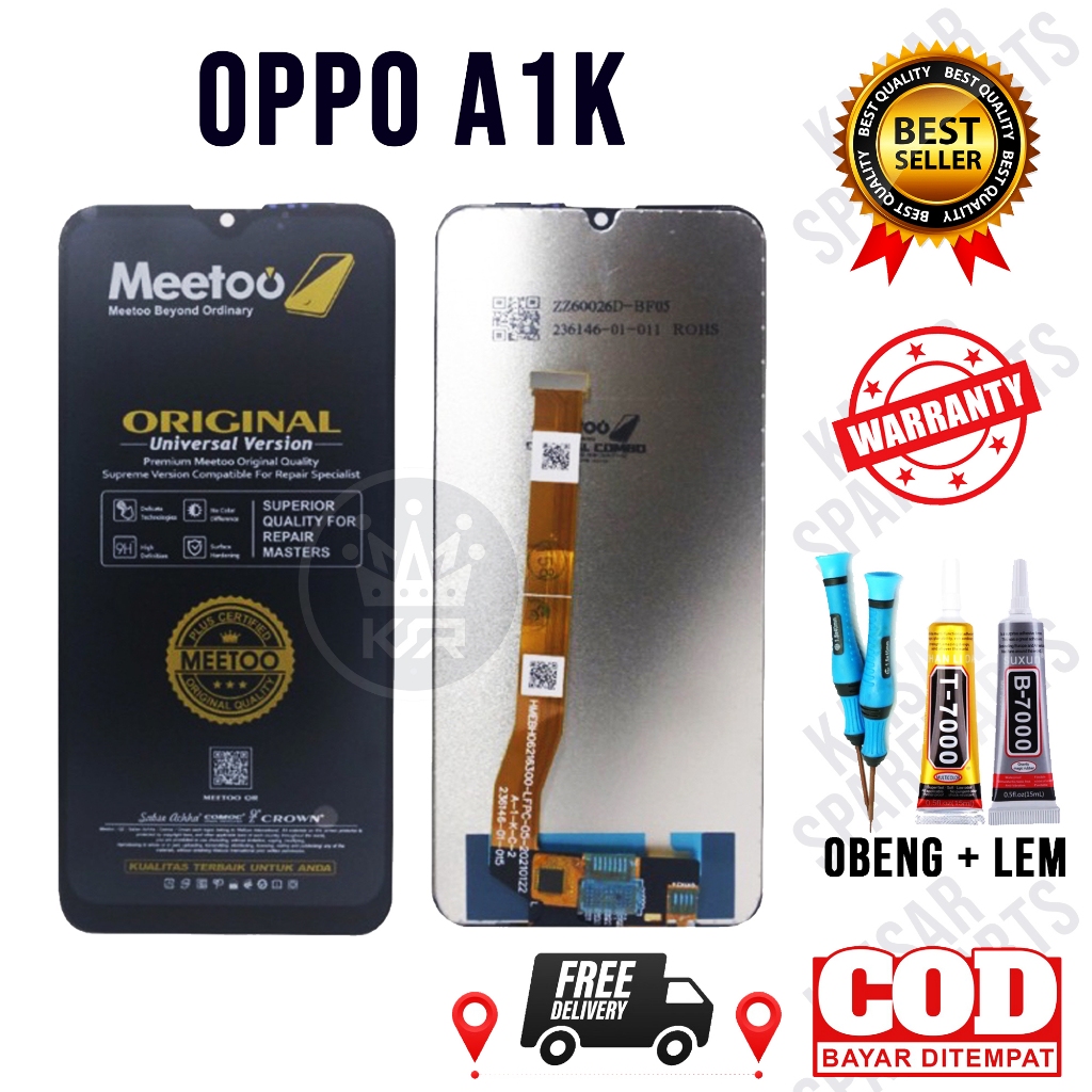 Jual Lcd Oppo A1K Original Lcd Touchscreen Oppo A1K Fullset | Shopee ...