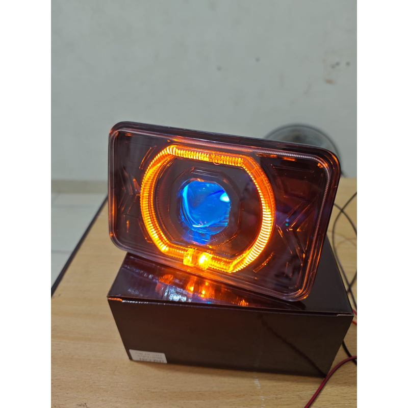Jual LAMPU DEPAN LED DAYMAKER KOTAK 4X6 INCH 10 LED GL PRO MAX RX KING ...