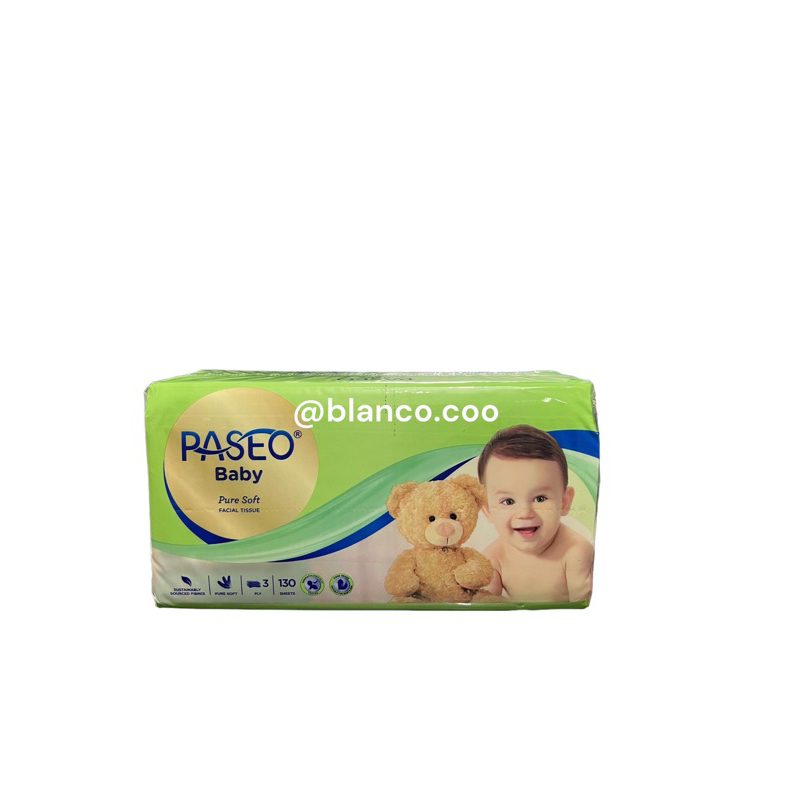 Jual TISU PASEO BABY PURE SOFT 130 SHEETS 3PLY | Shopee Indonesia