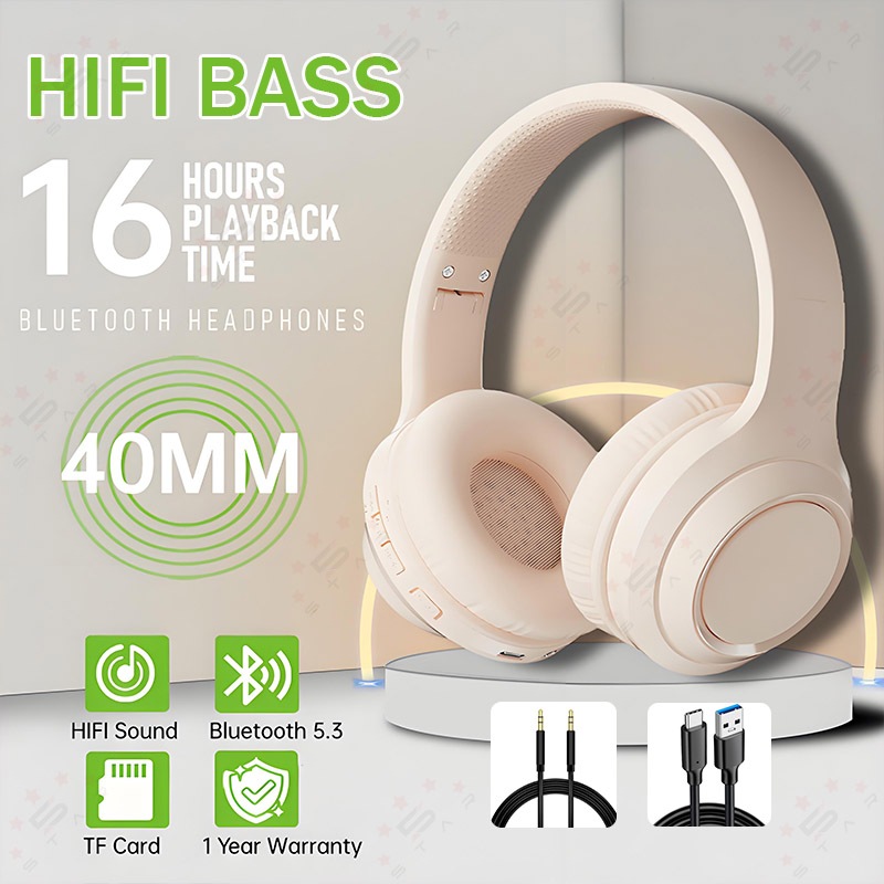 Jual 𝟭𝟬𝟬%𝗢𝗥𝗜 M6 Headphone Bluetooth Wireless Headset Earphone Bluetooth ...